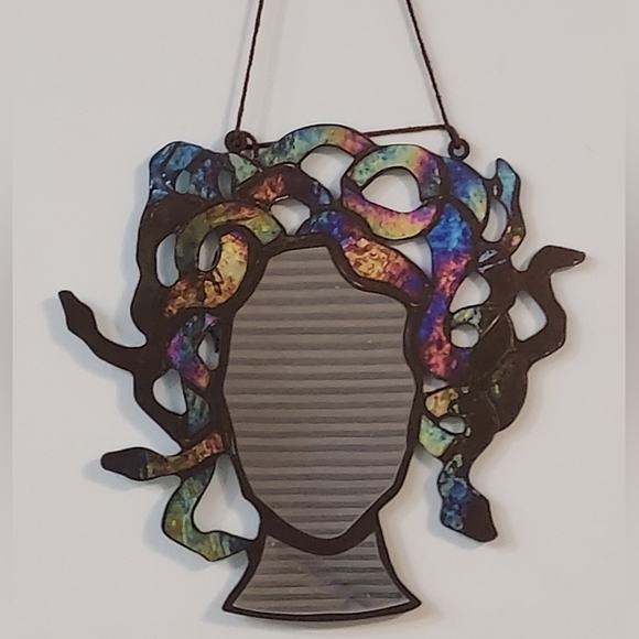 Greece | Accents | Medusa Mirror Wall Hanging Wall Mirror Gazing Mirror ...